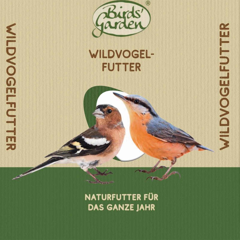 20 x 1 kg Streufutter Bird's Garden, 23,99